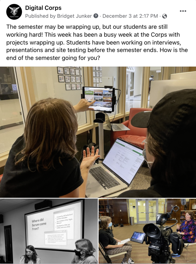 Social Media Management: A Look at the Corps and the Industry - The ...